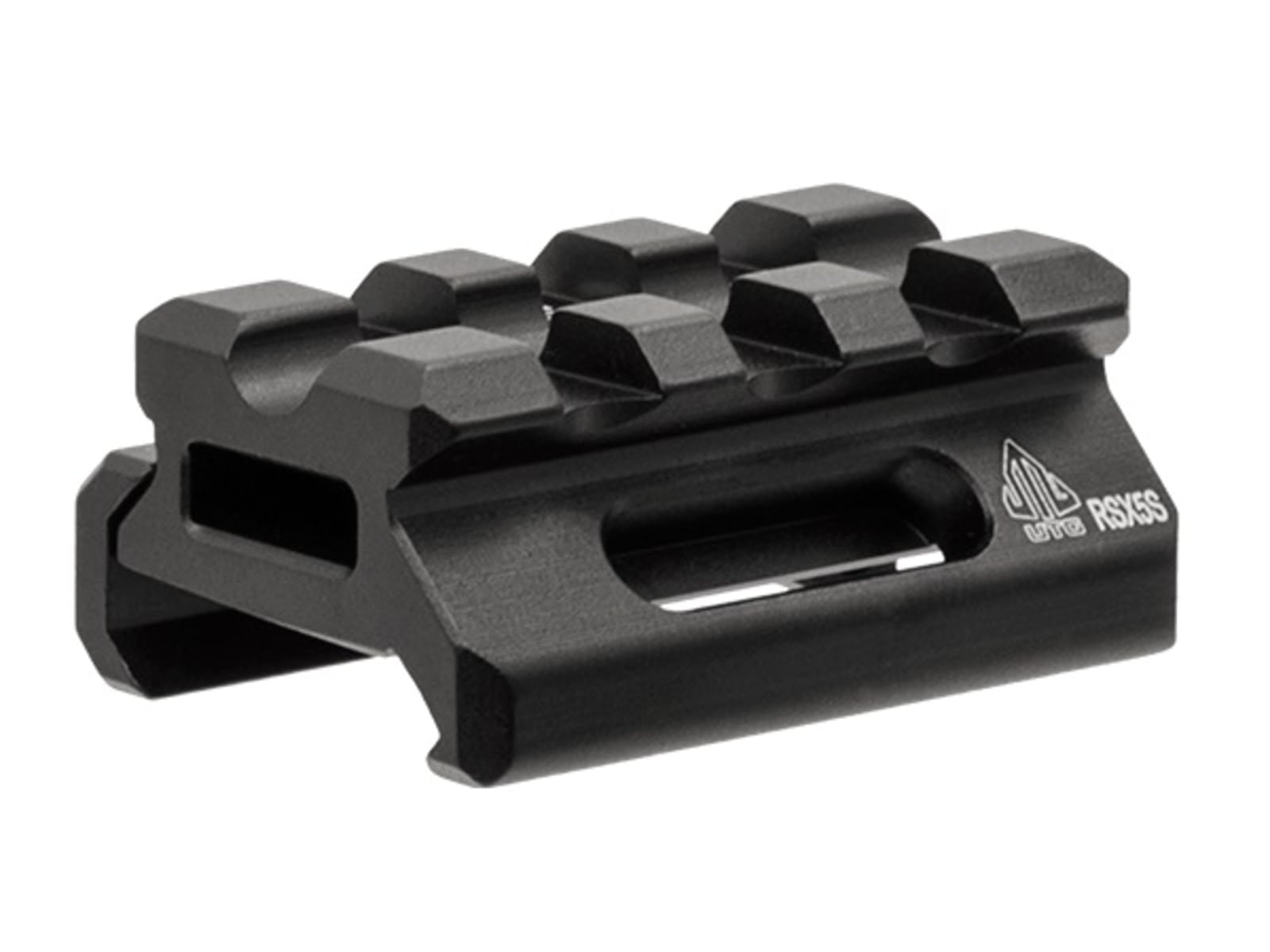 UTG Super Slim Picatinny Riser Mount 0.5" Height 3 Slots 1.57" Length ...