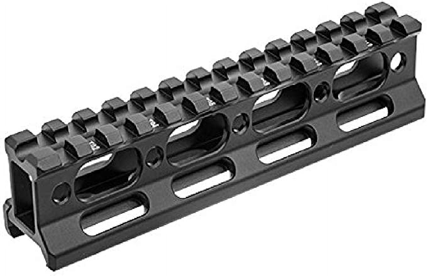 UTG Super Slim Picatinny Riser Mount, 1" Height, 13 Slots , Black ...