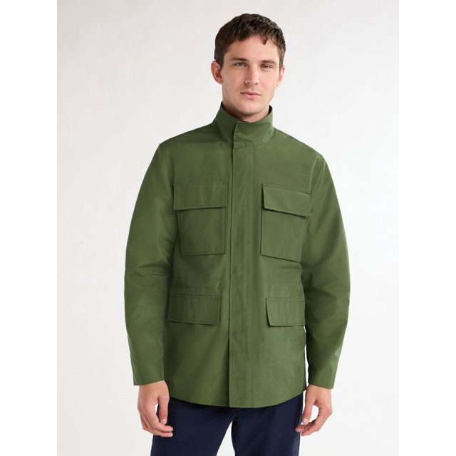 Free Assembly Men’s Utility Jacket, Sizes XS-3XL - Walmart.com