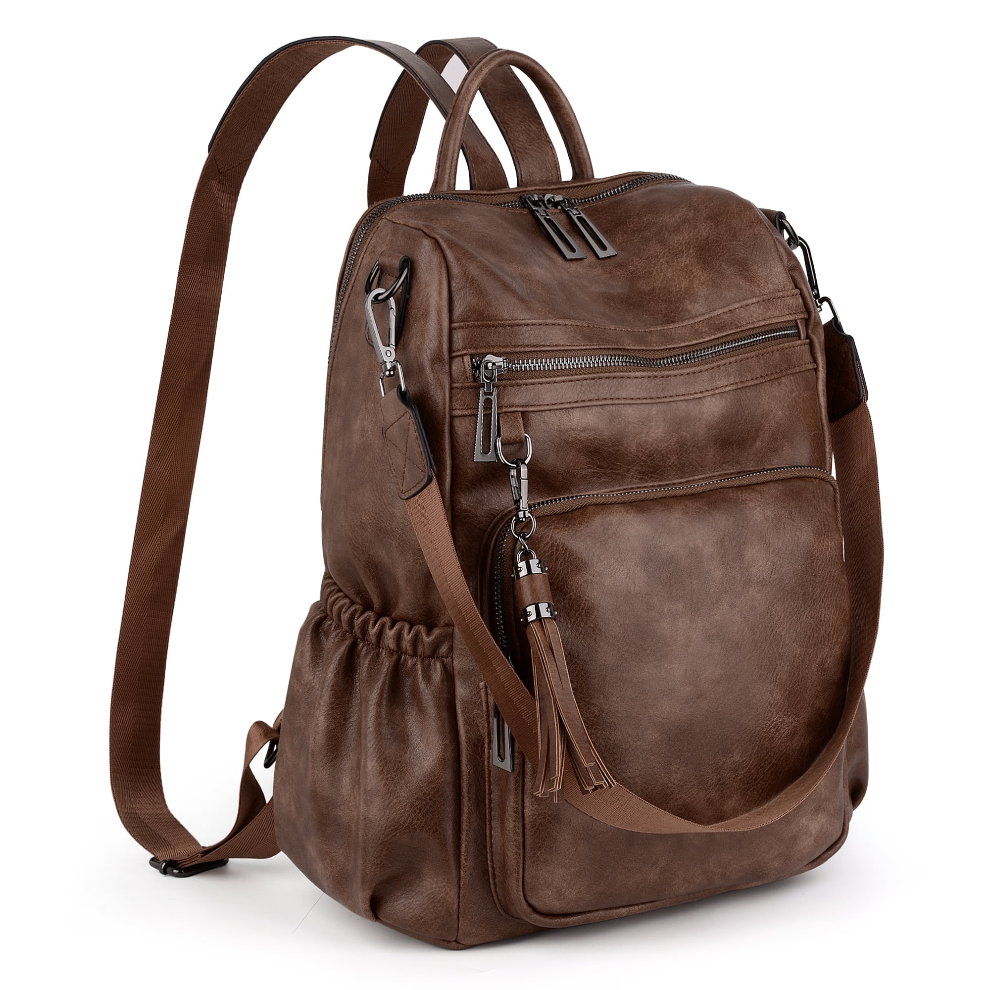 UTO Backpack Purse for Women Faux Leather Convertible Travel Backpack ...