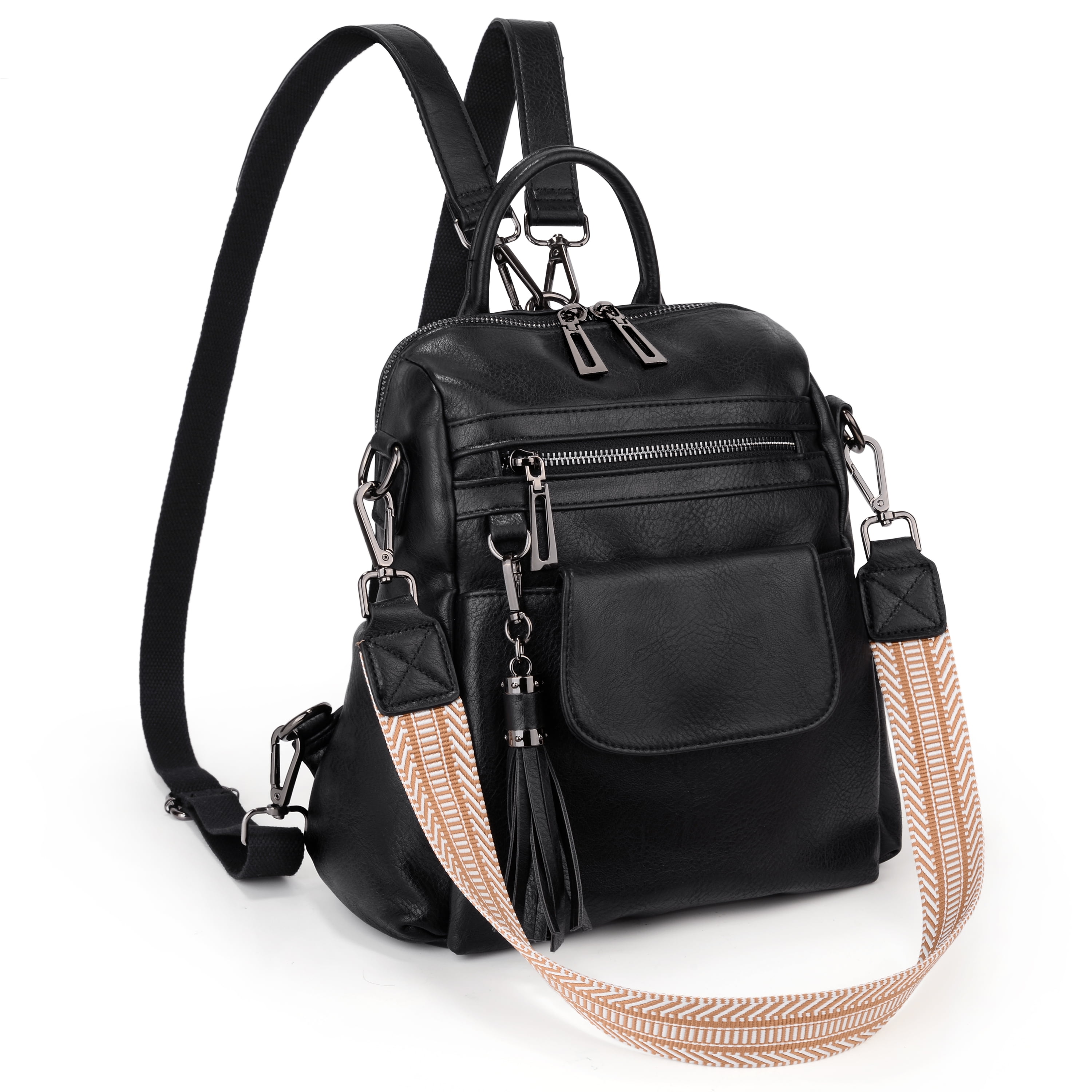 UTO Backpack Purse for Women Small Vegan Leather Ladies Fashion ...