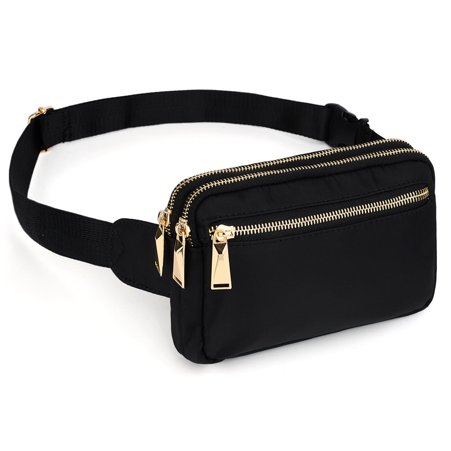 UTO Women's Waterproof Nylon Fanny Pack, Fashion Crossbody Belt Bag for ...