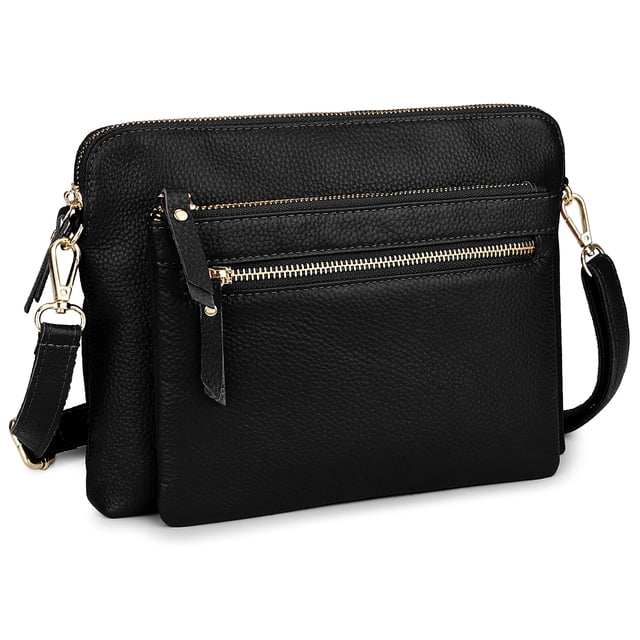UTO Genuine Leather Crossbody Bags for Women Large Capacity Messenger ...