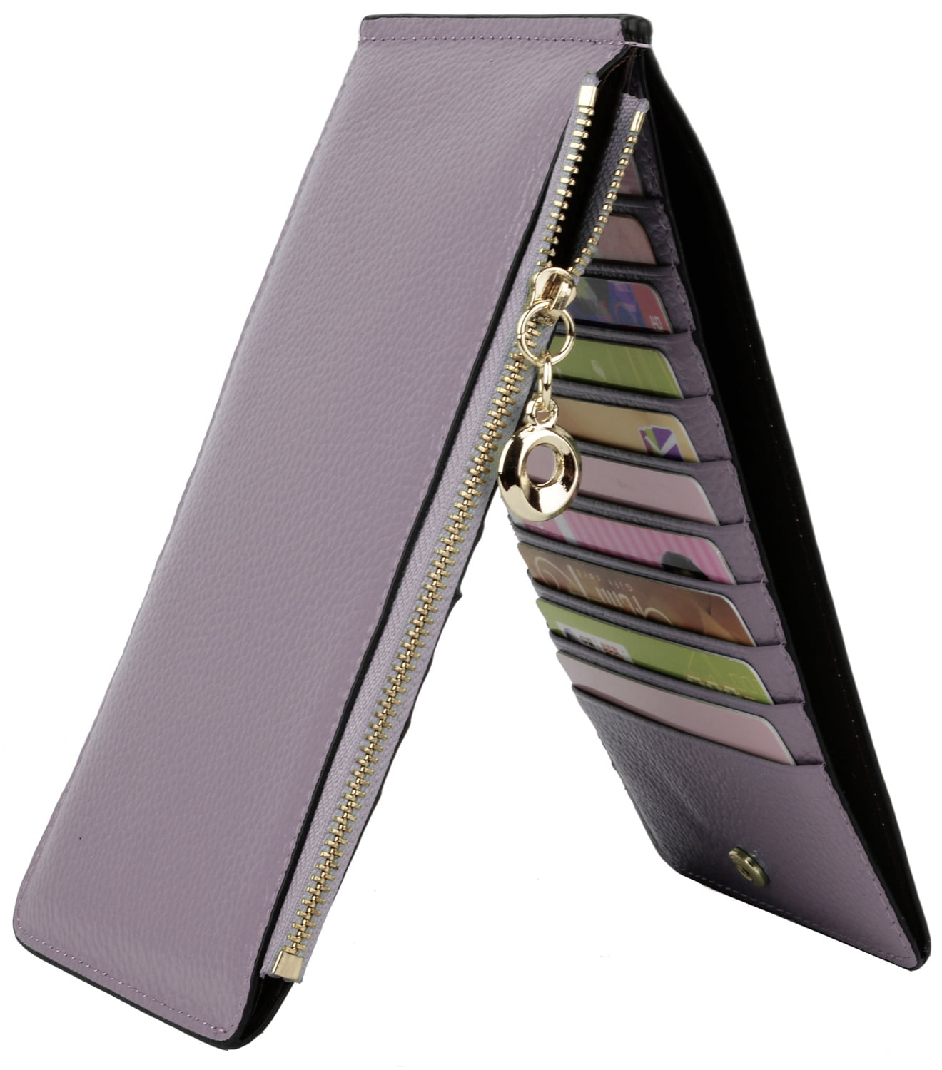 UTO Genuine Leather Women Wallet RFID Blocking Bifold Multi Card Holder ...