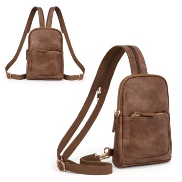 Forestfish Women's Dual Purpose Strap Sling Backpack - Small Canvas ...