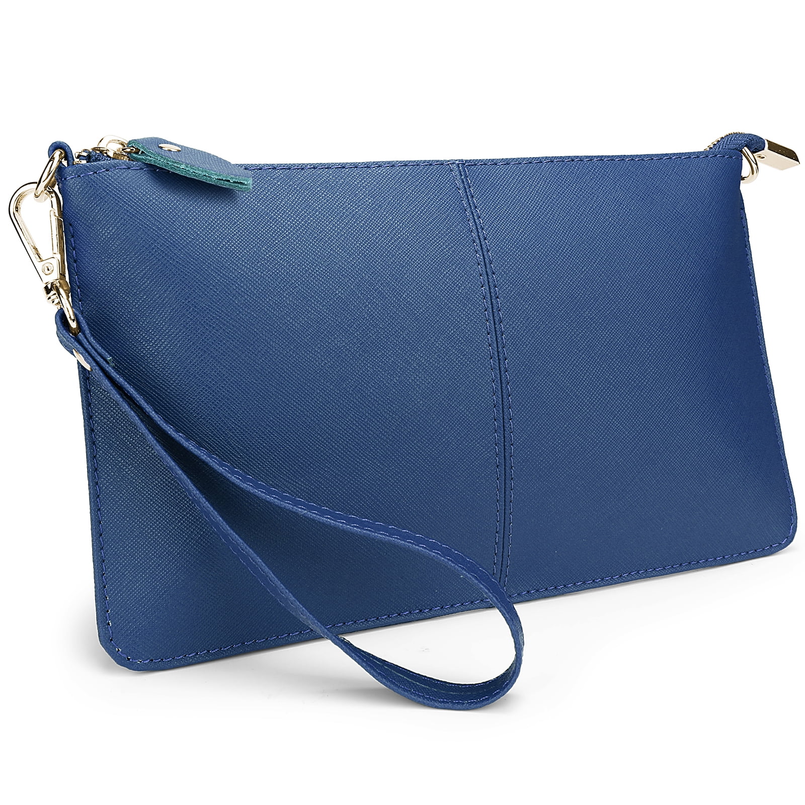 UTO Small Crossbody Clutch Purse, Genuine Leather Wristlet Wallet ...