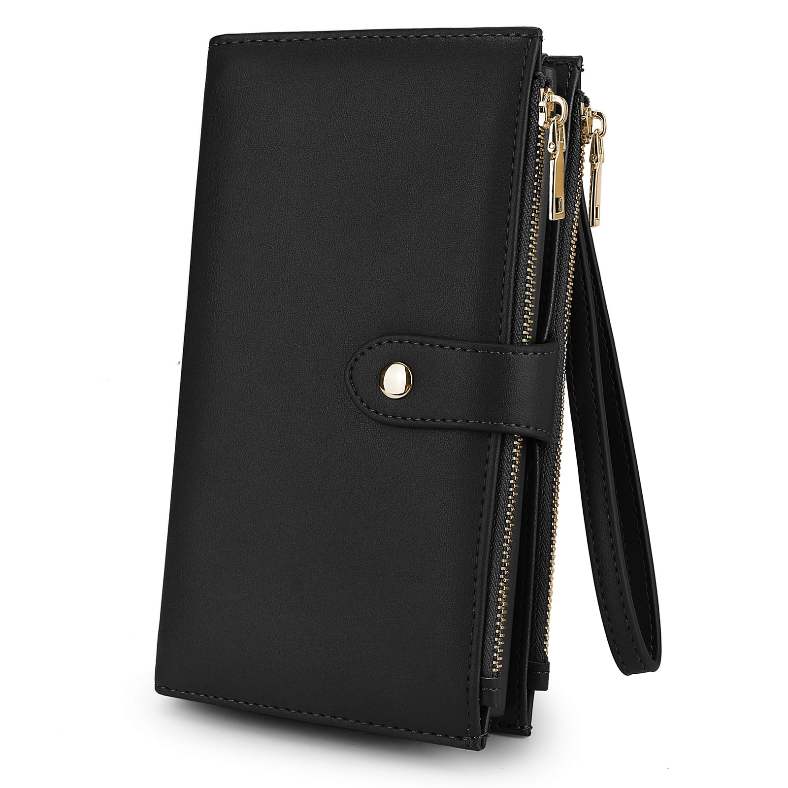 UTO Wallets for Women PU Leather Multi Card Holder Ladies Wristlet ...