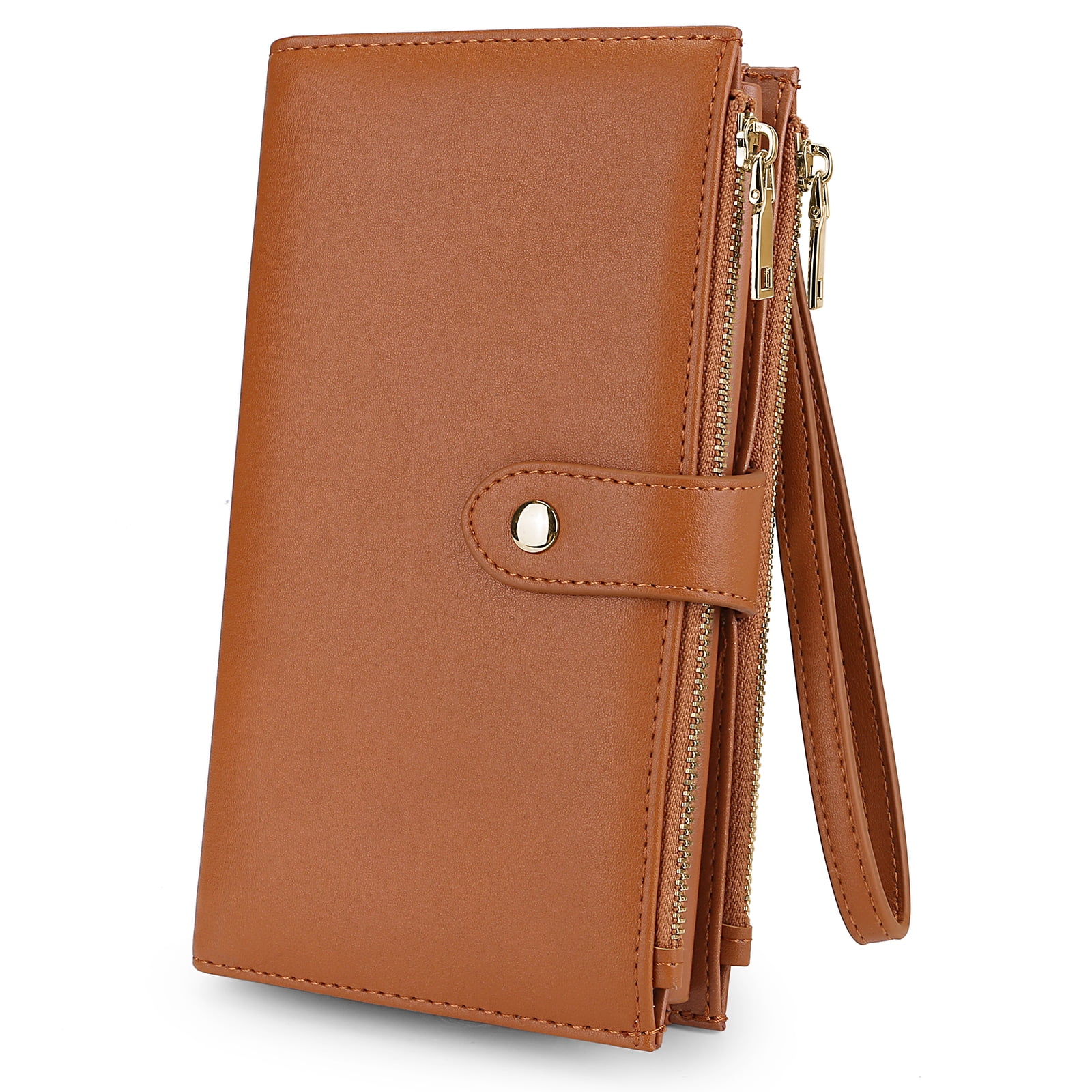 UTO Wallets for Women PU Leather Multi Card Holder Ladies Wristlet ...