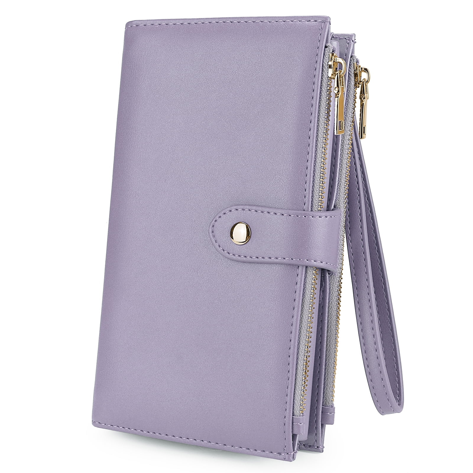 UTO Wallets for Women PU Leather Multi Card Holder Ladies Wristlet ...