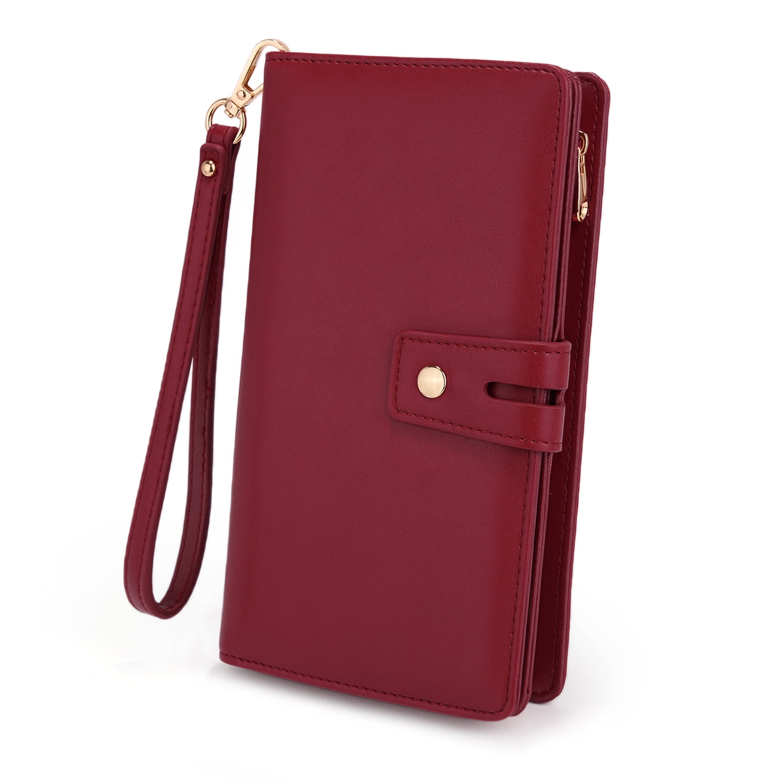 UTO Wallets for Women Vegan Leather RFID Blocking Large Capacity ...