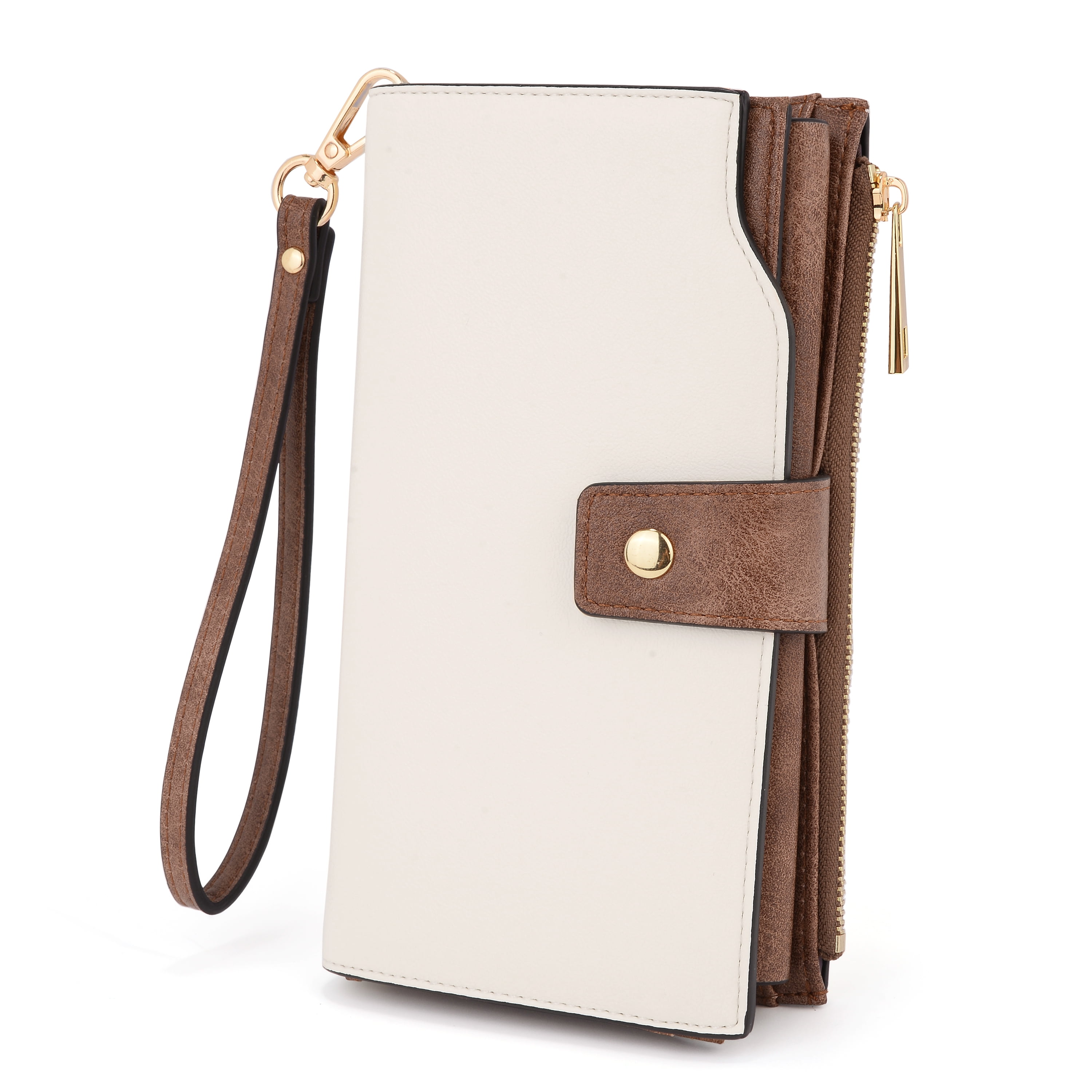 UTO Wallets for Women Vegan Leather RFID Blocking Trifold Purse Card ...