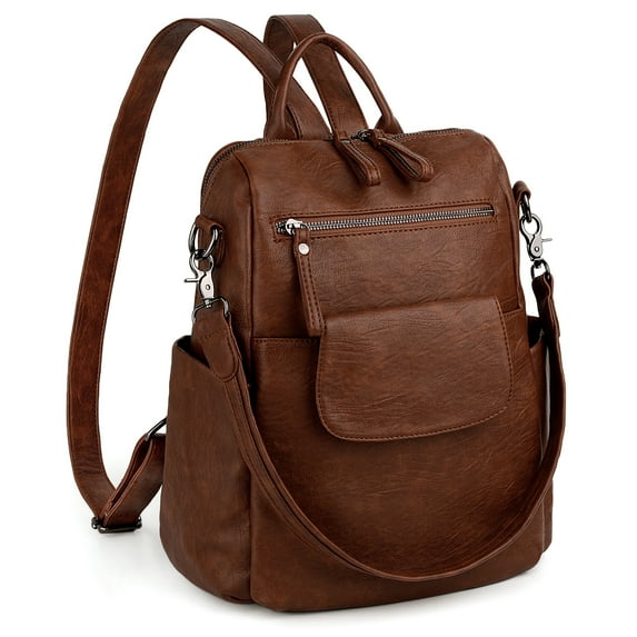 UTO Women's Fashion Backpack Purse Vegan Leather Multipurpose Design ...