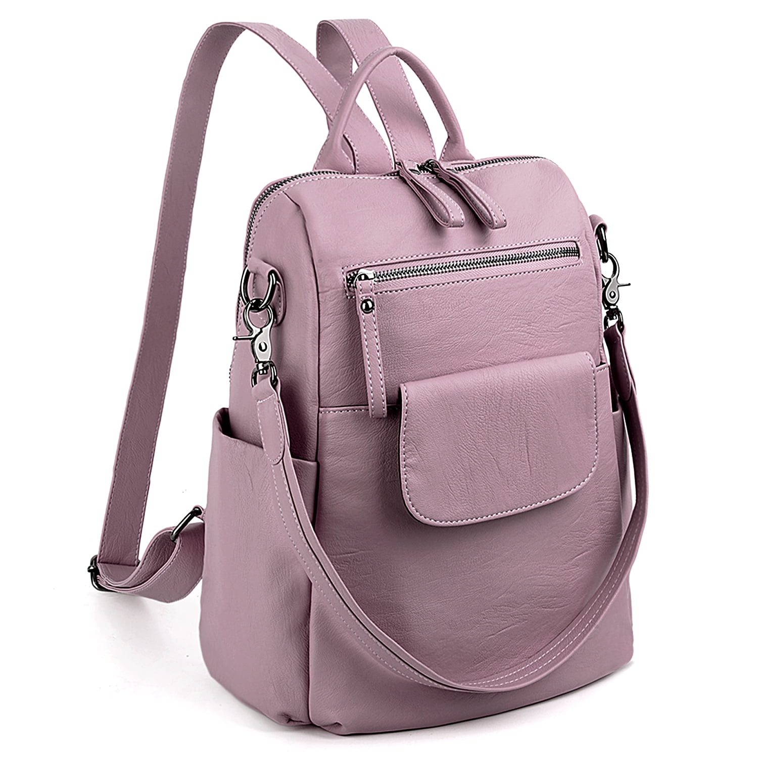 UTO Women's Fashion Backpack Purse Vegan Leather Multipurpose Design ...