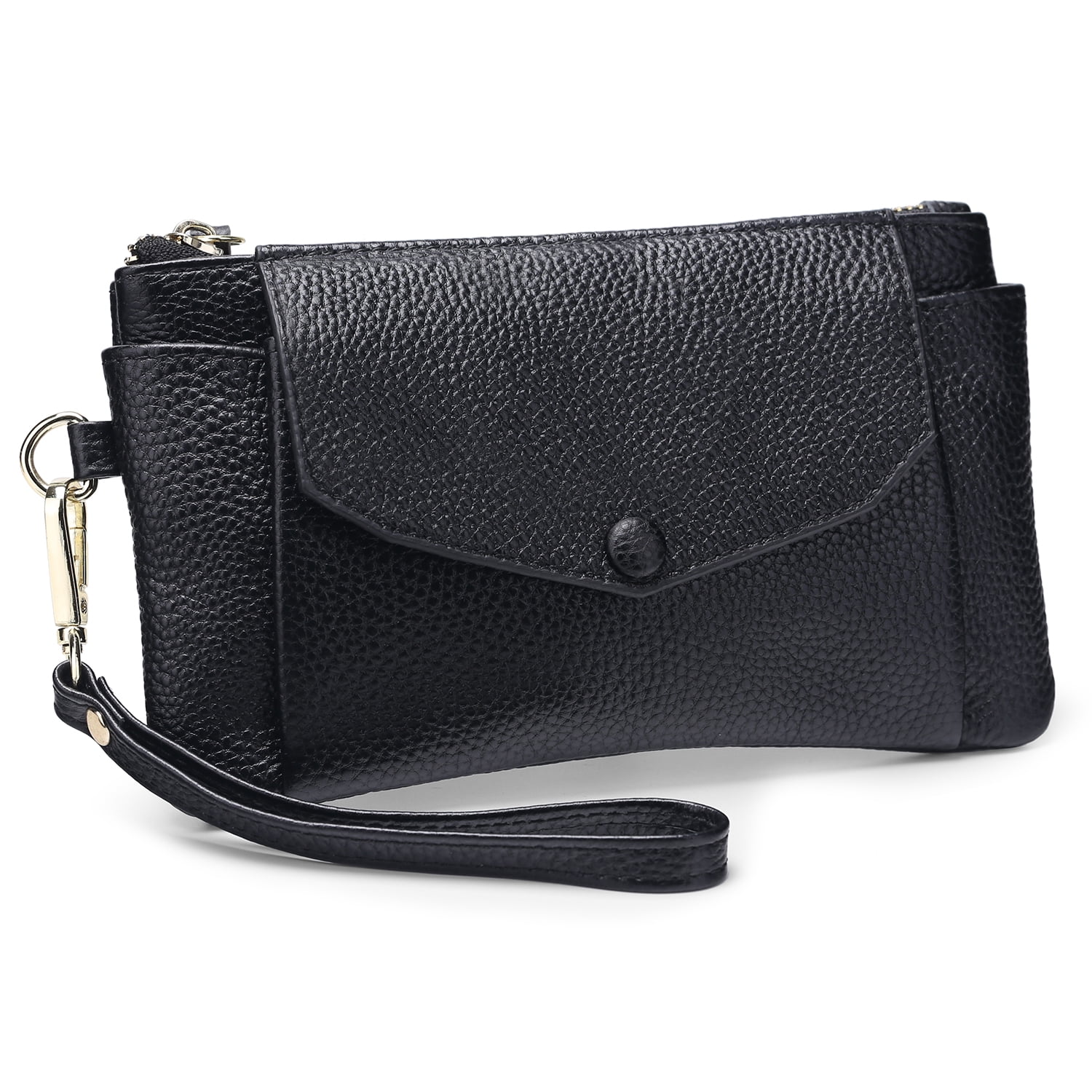 UTO Wristlet Wallets for Women Genuine Leather Card Holder Cell Phone ...