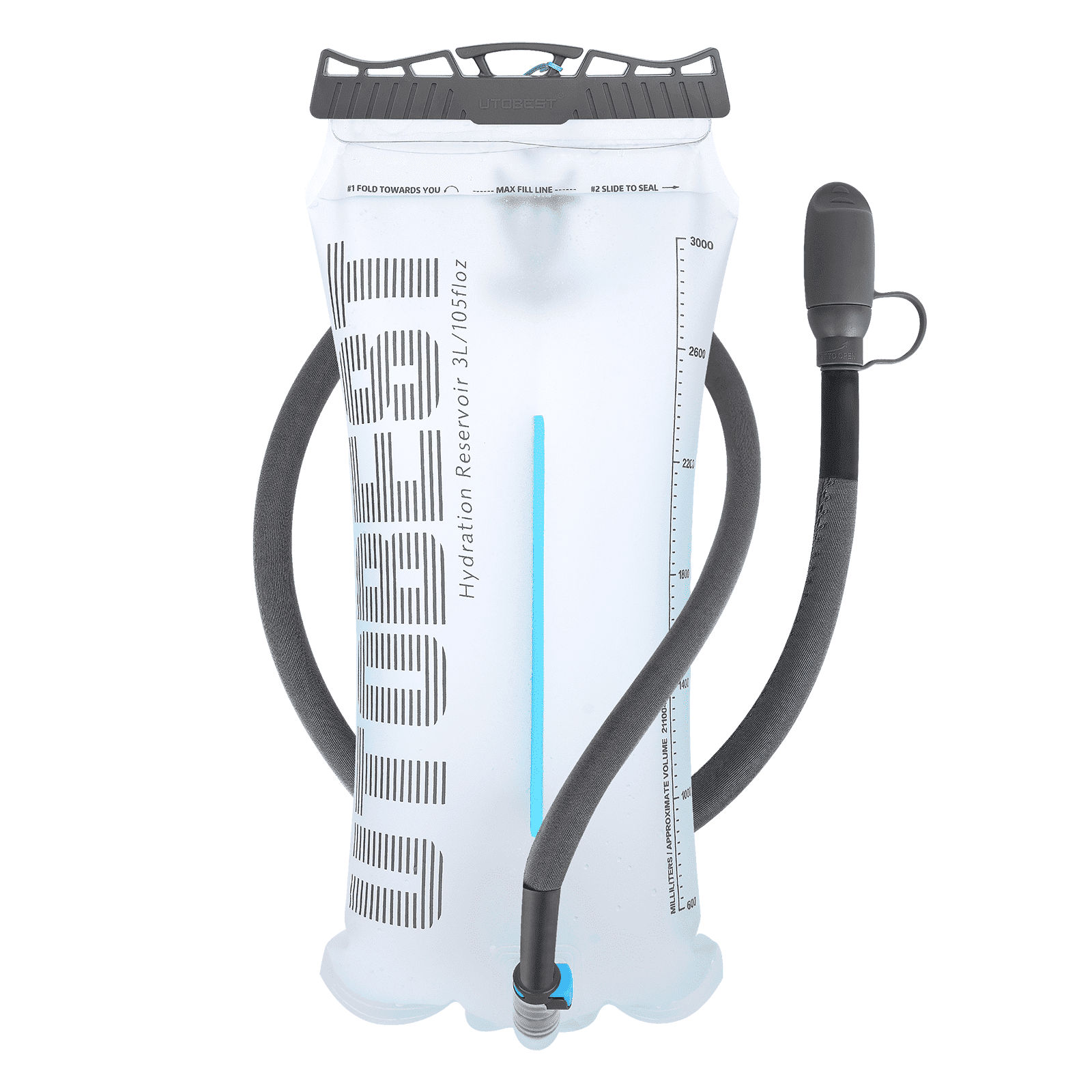 UTOBEST 3L Hydration Bladder Water Reservoir Hydration Pack for Outdoor ...