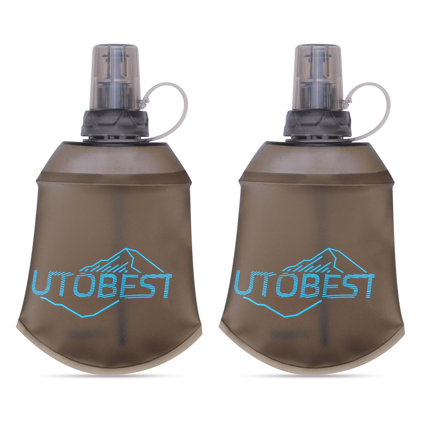 UTOBEST UTR219 150ml Soft Flask Collapsible Water Bottles, Blue, 28mm ...