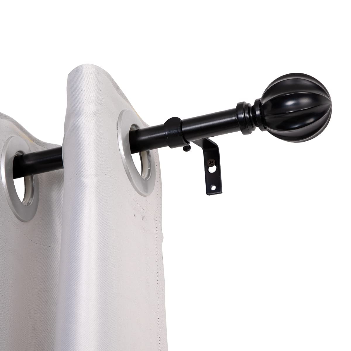 UTOPIA ALLEY Wall Mounted 3/4 Inch Curtain Rod - Curtain Rods For ...
