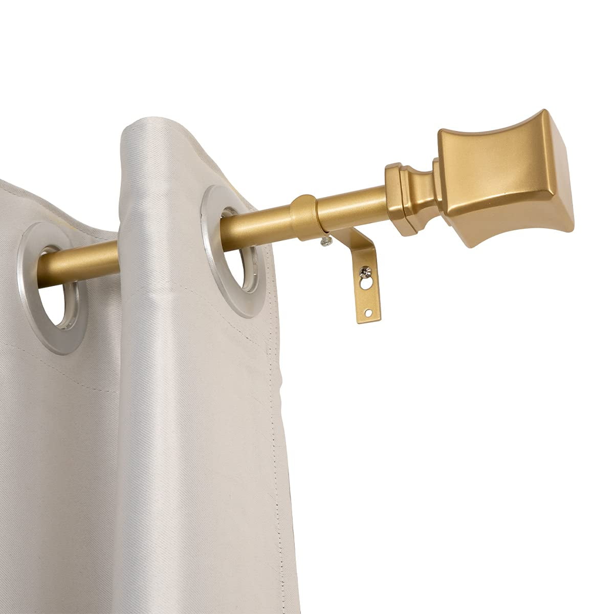 UTOPIA ALLEY Wall Mounted 3/4 Inch Curtain Rod - Curtain Rods For ...