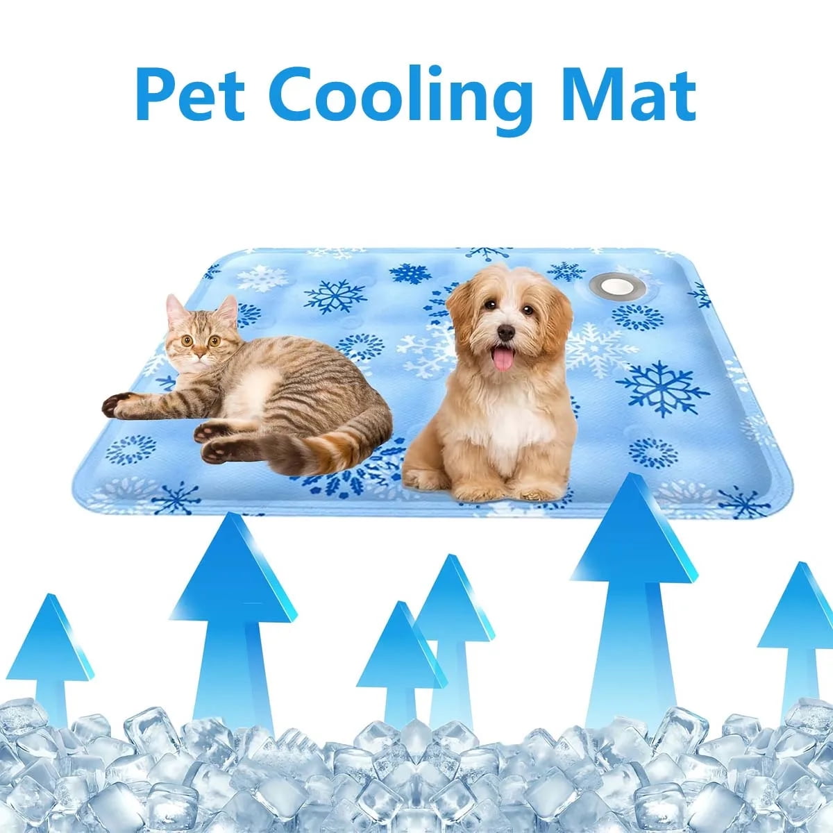 UTOURS Dog Cooling Mat, 29' x 29' Extra Large Self-Cooling Mat for Dog ...