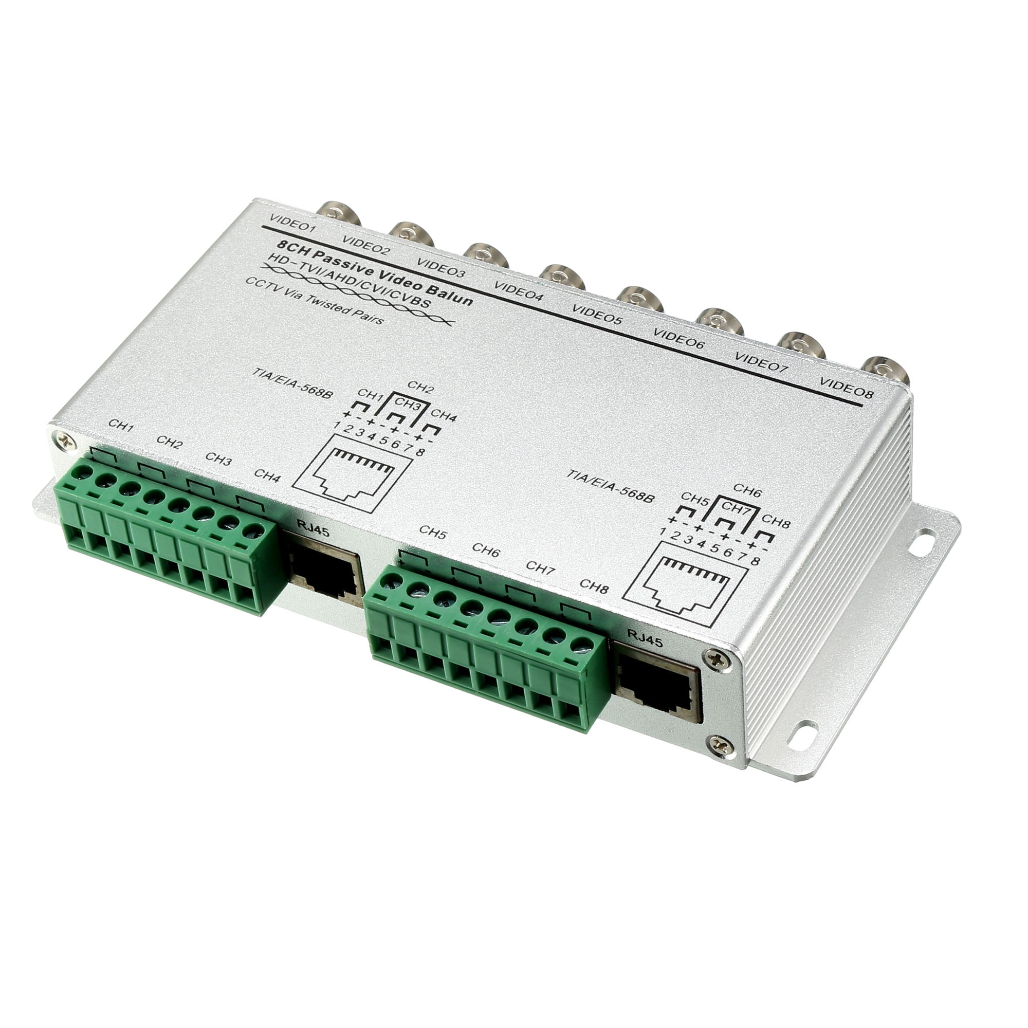 UTP Video Balun Transceiver CCTV Camera Passive 8-Channel Passive ...