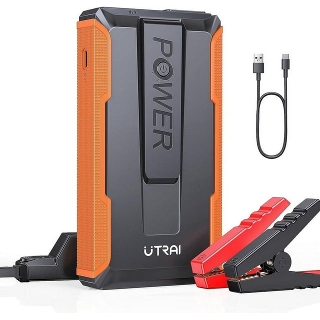 UTRAI 2000A Peak Car Jump Starter, USB Quick Charge Portable Jump ...