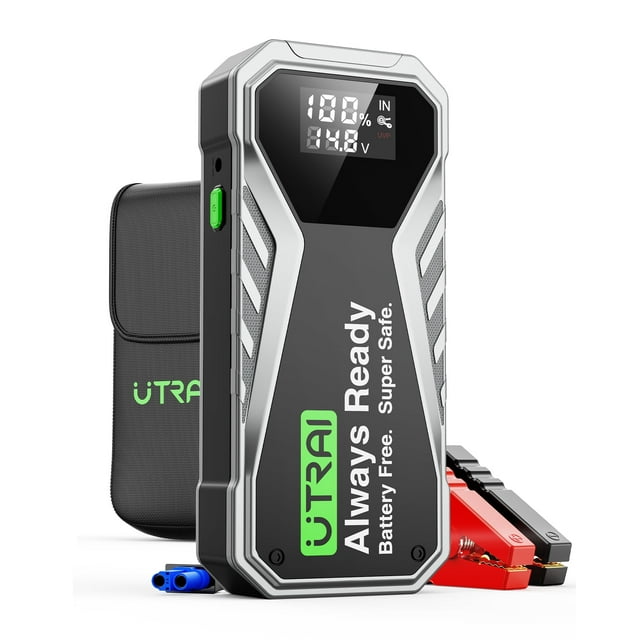 UTRAI X1 Auto Jump Starter Super Capacitor, Quick Charge 2000A Peak ...