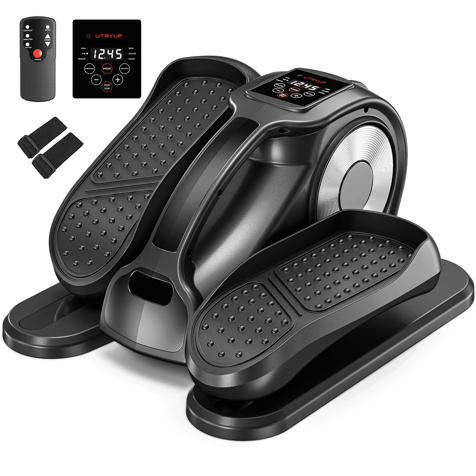UTRYUP Under Desk Elliptical Machine, 12-Speed Adjustable, Ultra-Quiet ...
