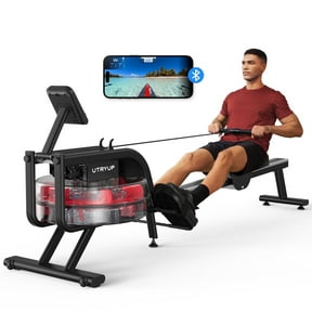 MERACH Water Rowing Machine, Foldable, 400 lbs Capacity, Smart Monitor ...