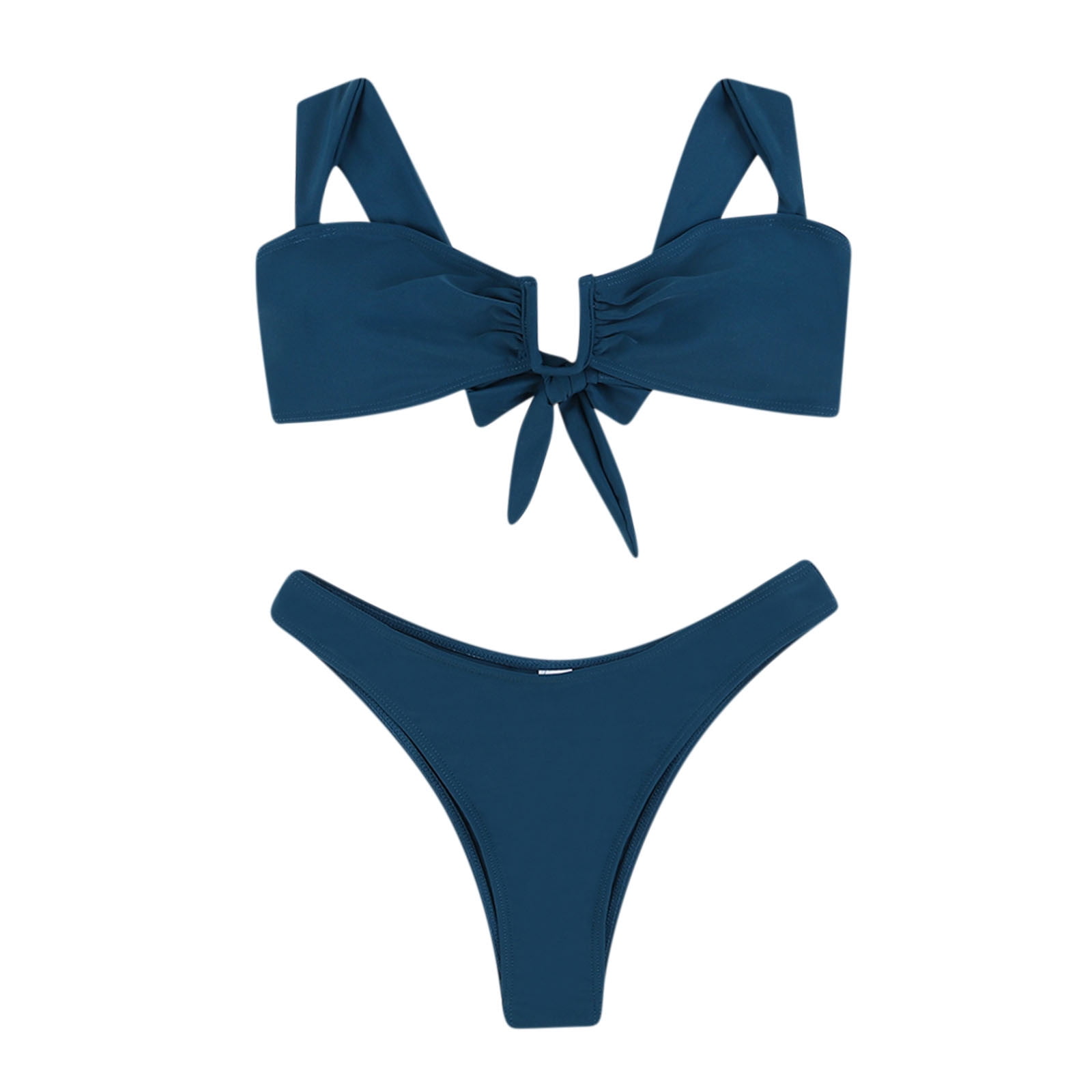 UTSJKR Women's Two Piece Triangle Top Bathing Suits Bikini Sets with ...