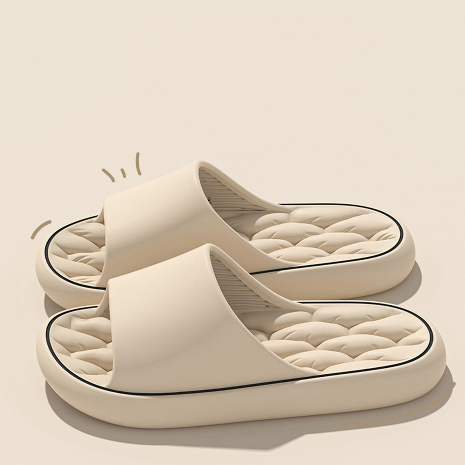 UTTOASFAY Couple's Matching Proof Drying Friendly Shower Summer Slides ...