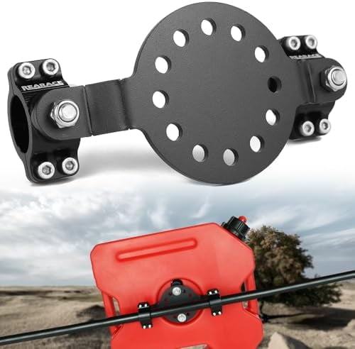 UTV ATV Gas Can Mount Bracket Fit for 1.75"-2" Roll Cage, Fuel Water ...