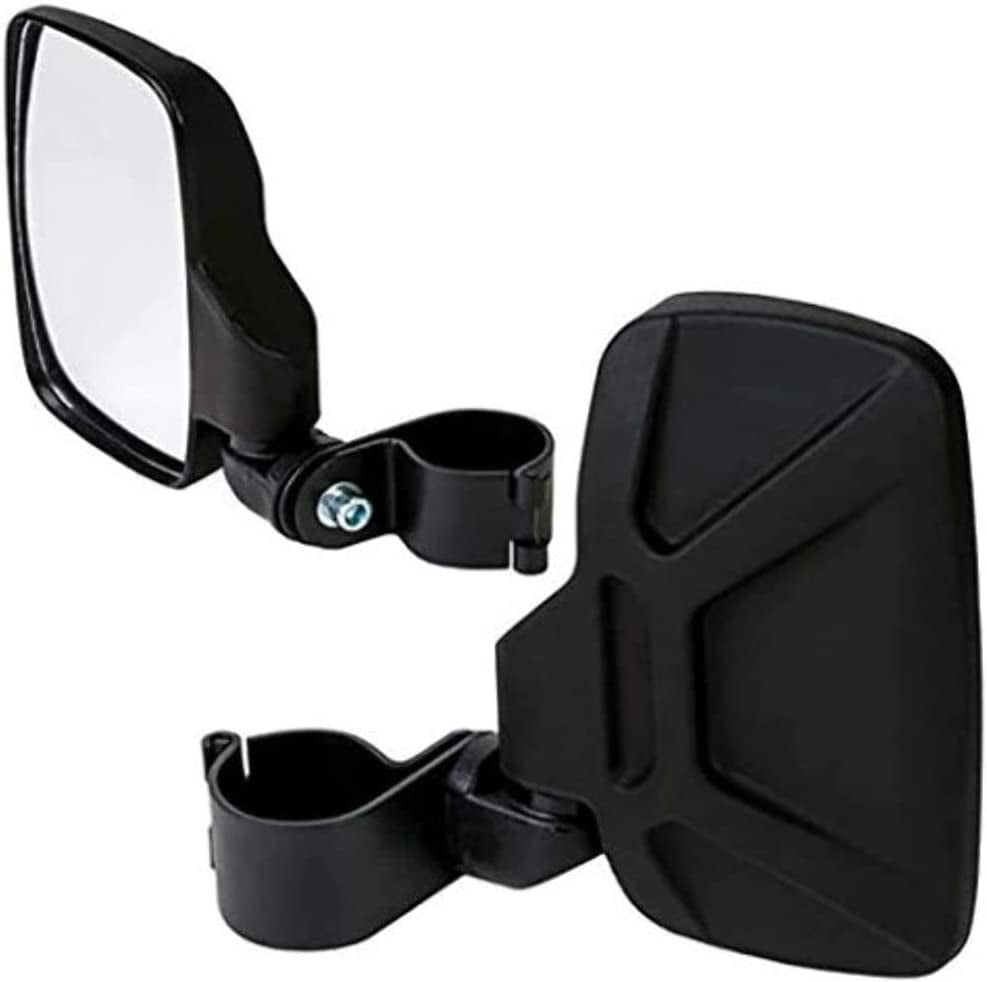 UTV Folding Side View Mirrors (Pair - ABS) for Various Size UTVs (1.5 ...