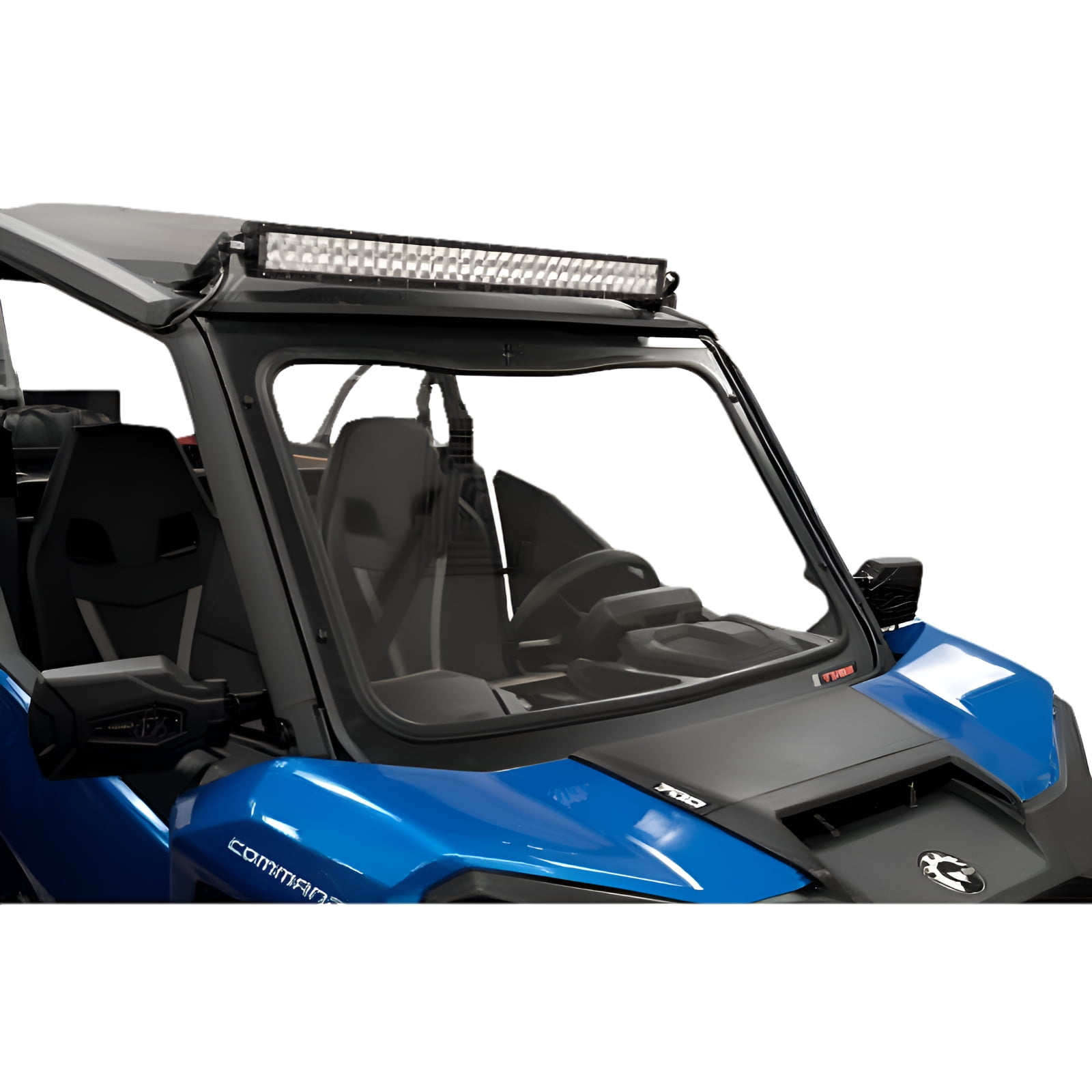 UTV Full Glass Windshield with 12" Windshield Wiper Compatible With Can ...