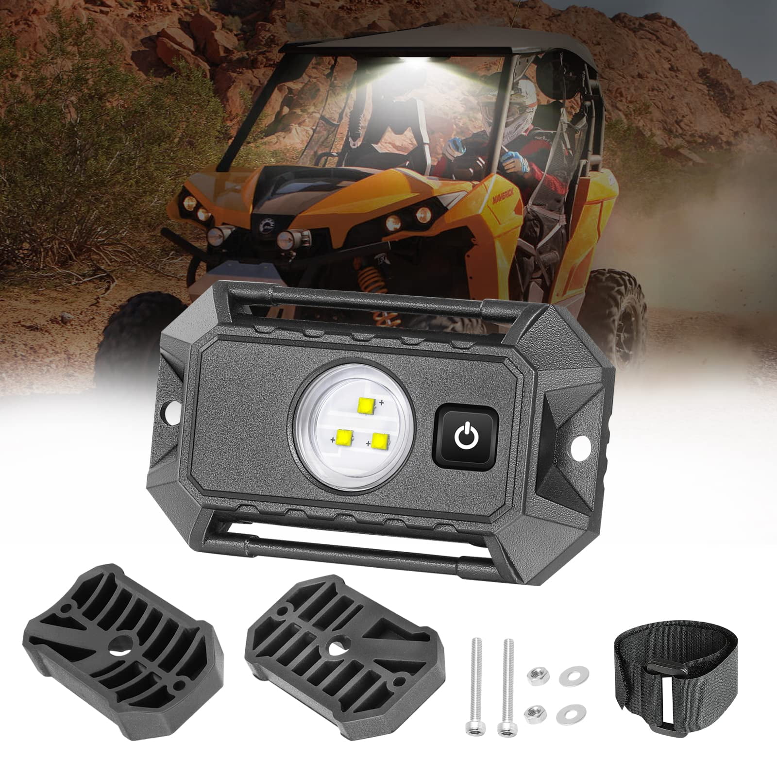 UTV LED Dome Light IFF17 12V with Switch, Rfroad Lighting Universal ...