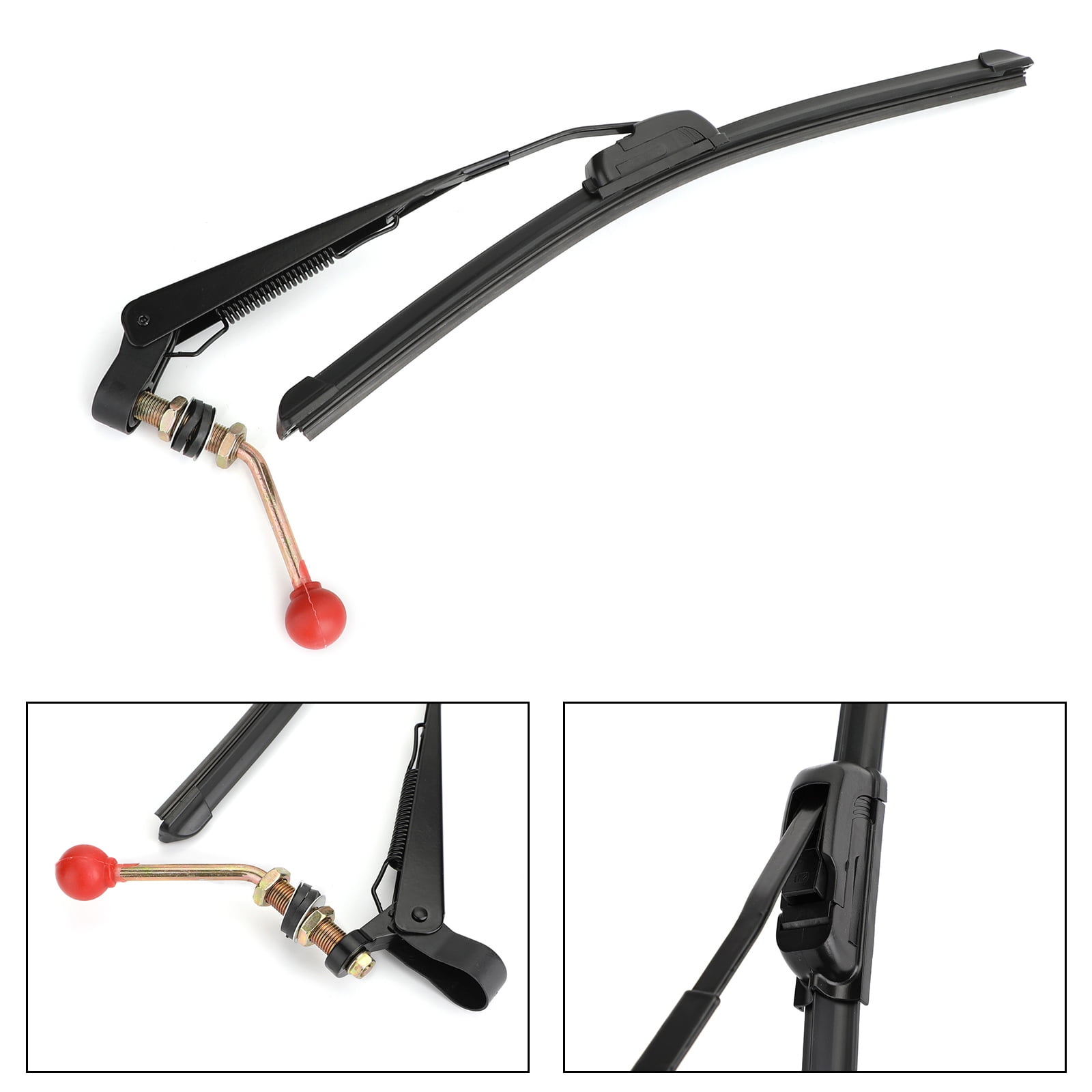 UTV Manual Hand Operated Windshield Wiper Rubber Blade for Can am ...