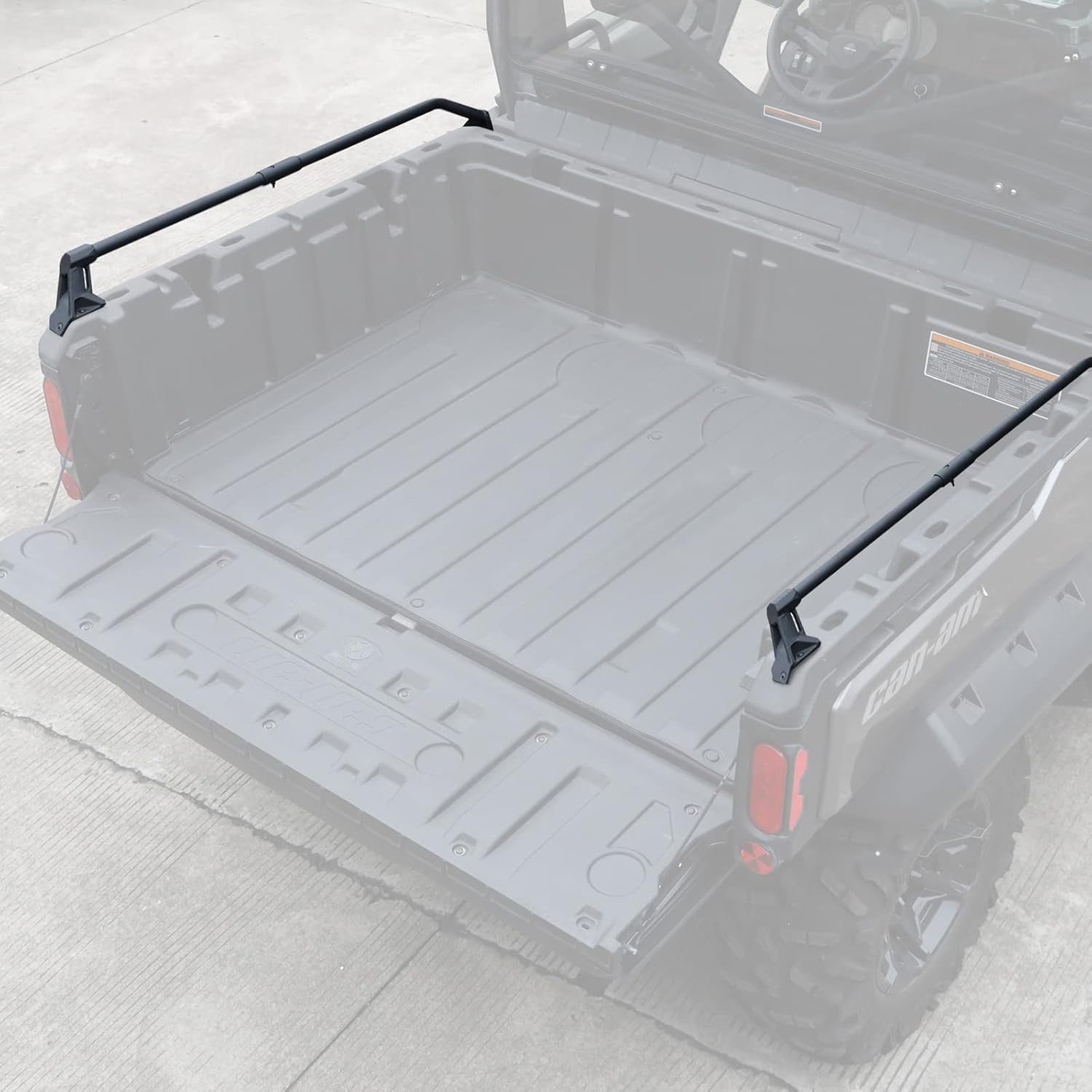 A & UTV PRO Defender Rear Cargo Bed Rails Tie Down for Can-Am Defender ...