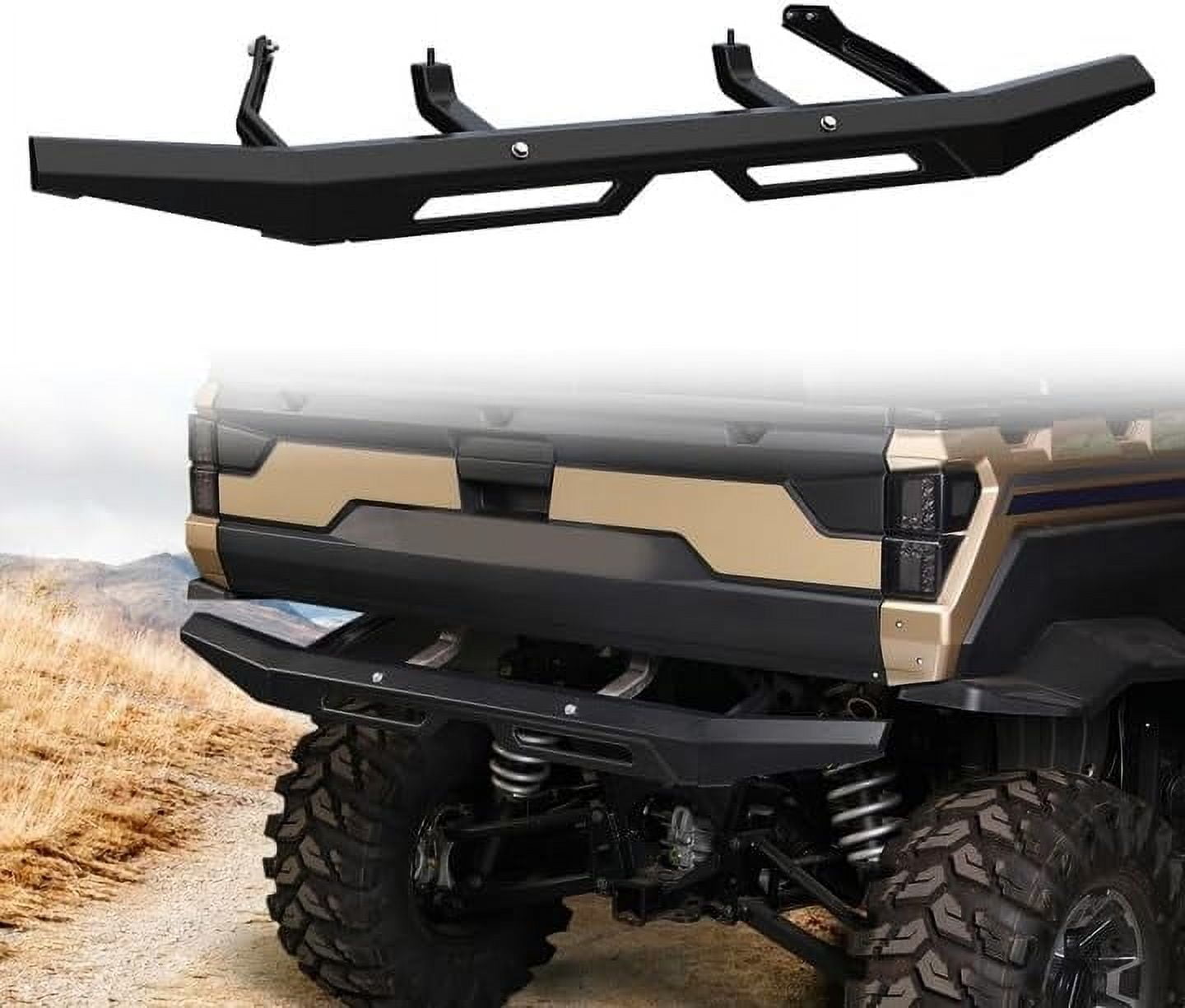A & UTV PRO Rear Brush Guard Compatible with 2018-2024 2025 Polaris Ranger 1000 / XP 1000 / Crew ...