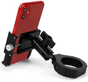 UTV Phone Mount, Aluminum Heavy Duty UTV Phone Holder Fit for 1.75"-2 ...