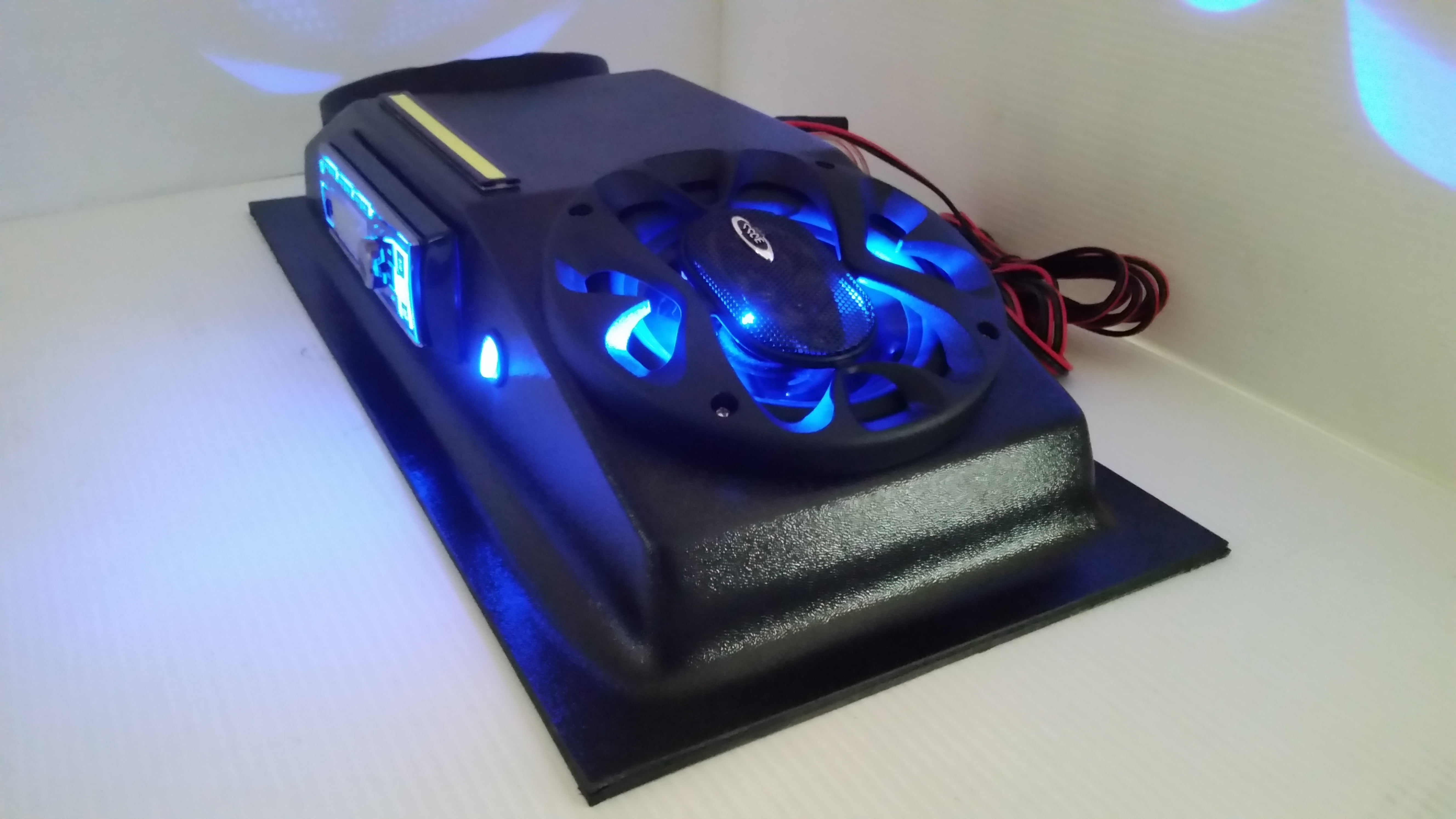 UTV Radio Tractor Golf Cart Overhead Boss Stereo Console with 6.5-Inch ...