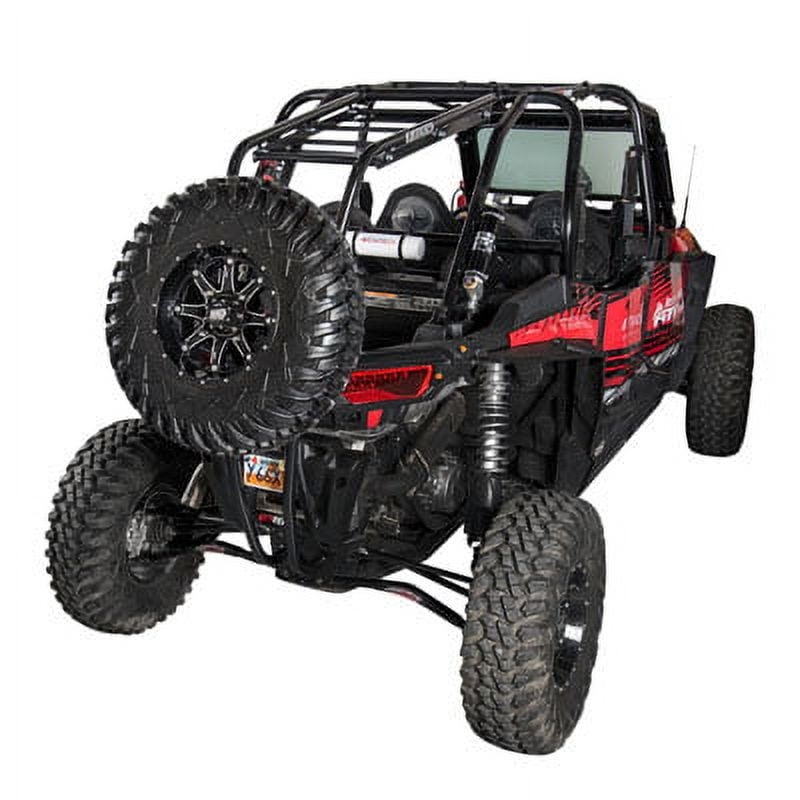 UTV Rear Bumper, Cargo Rack, and Spare Tire Carrier For Polaris ...