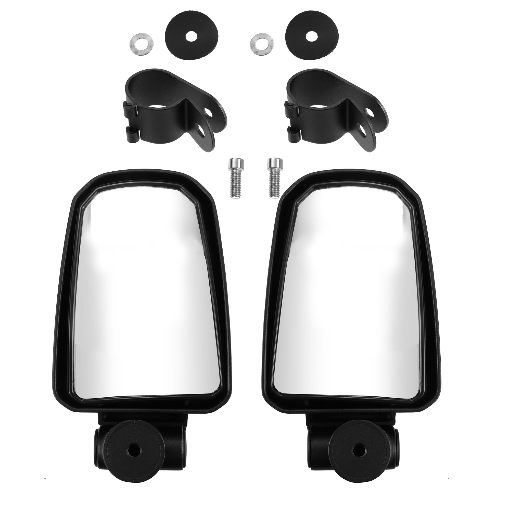 UTV Rear Side View Mirror Set Clear Glass Mirror for Polaris RZR S 570 ...