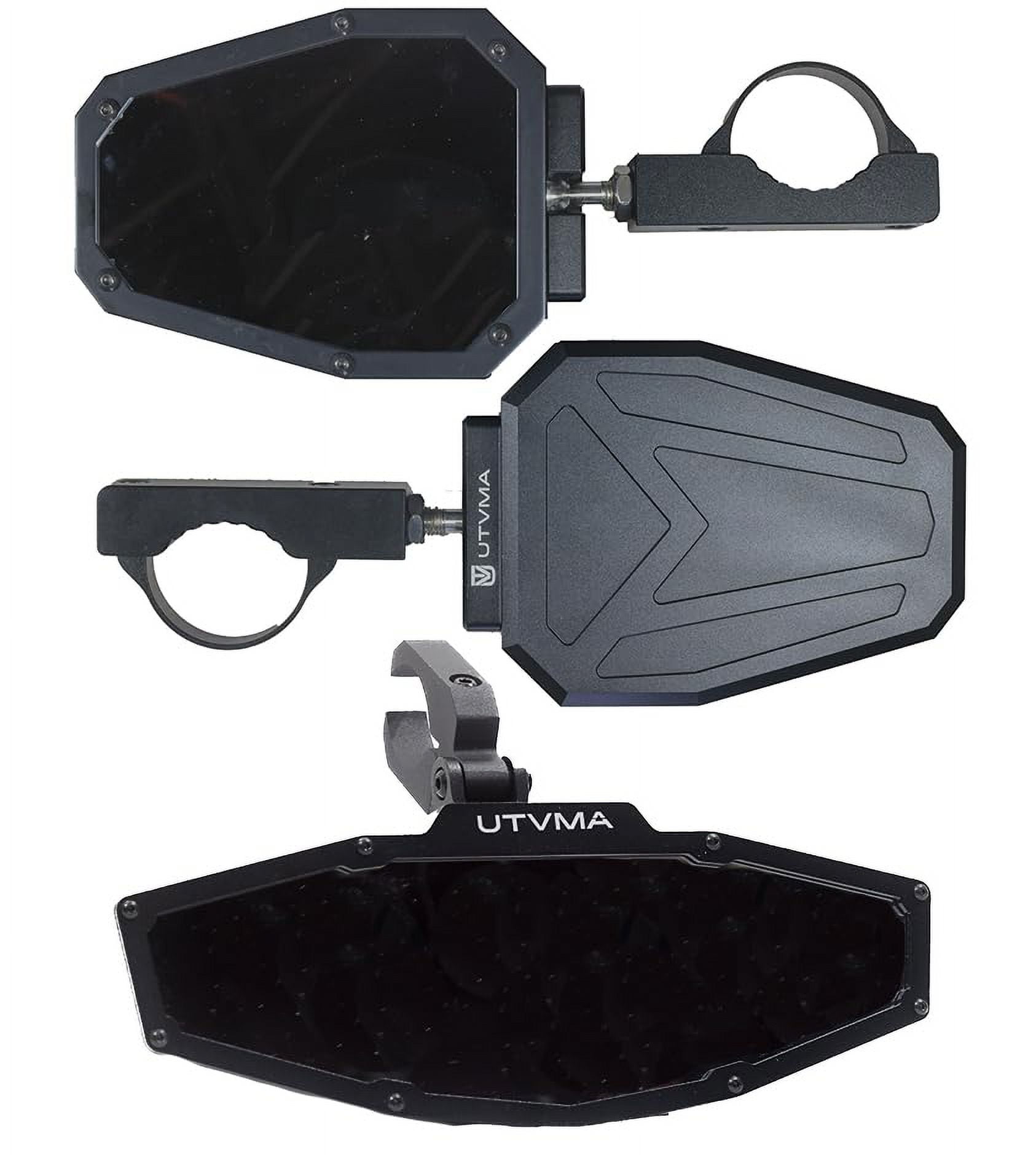 UTVMA Aluminum Side View Mirrors For all UTV/Side by Sides | Adjustable ...