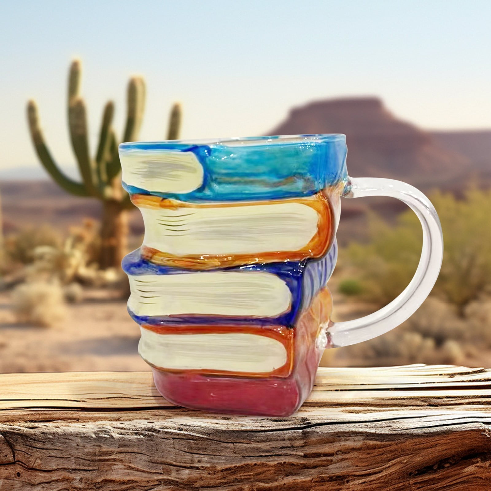UTXQFD Clearance,Painted Book Mug Novelty Coffee Mugs for Book Lover ...