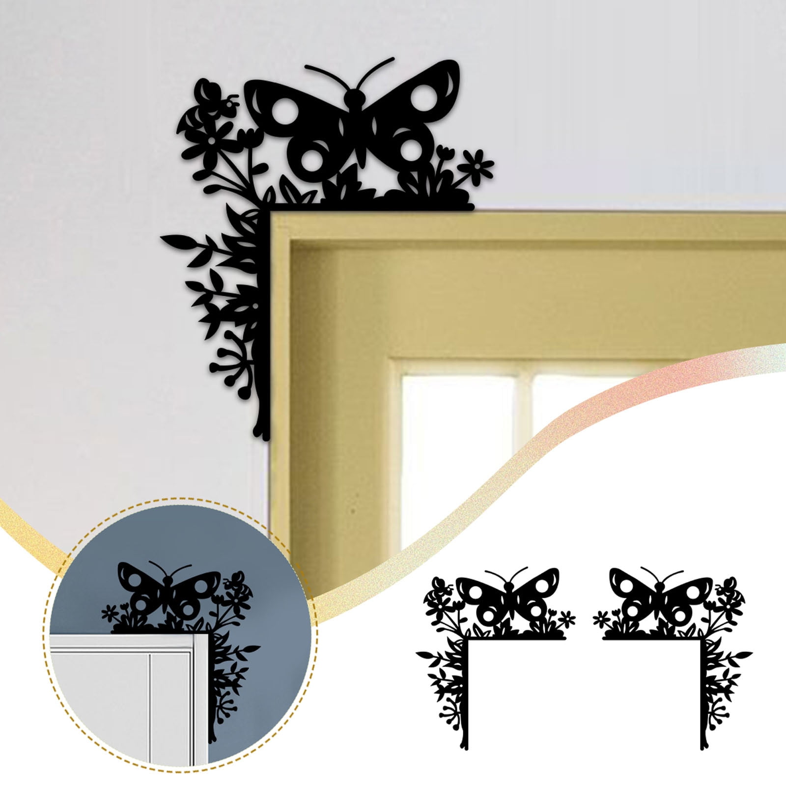 UTXQFD Door Corner Sign, Door Corner Decoration, Home And Room ...