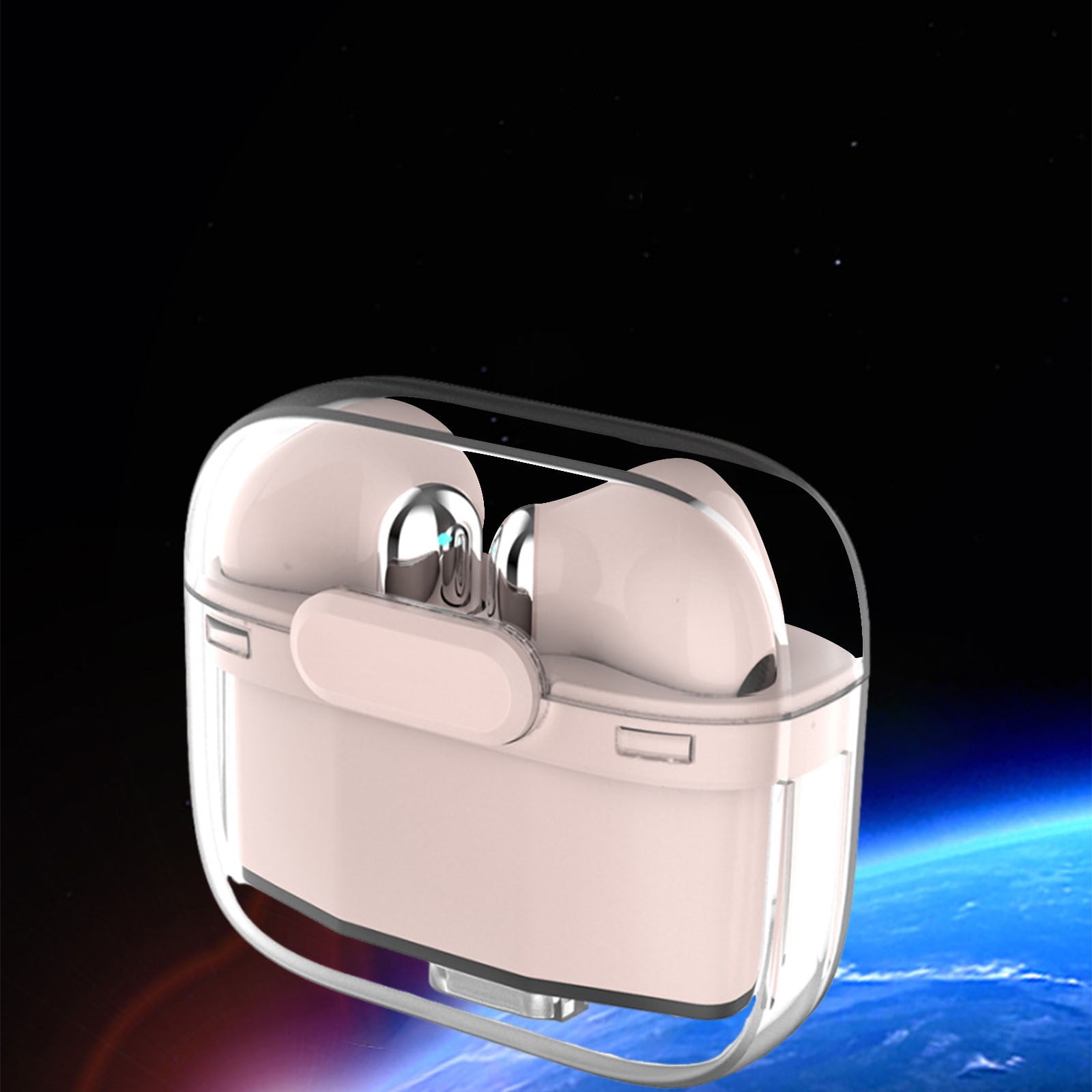 UTXQFD Wireless Bluetooth In-Ear Headphones Transparent Bluetooth 5.2 ...