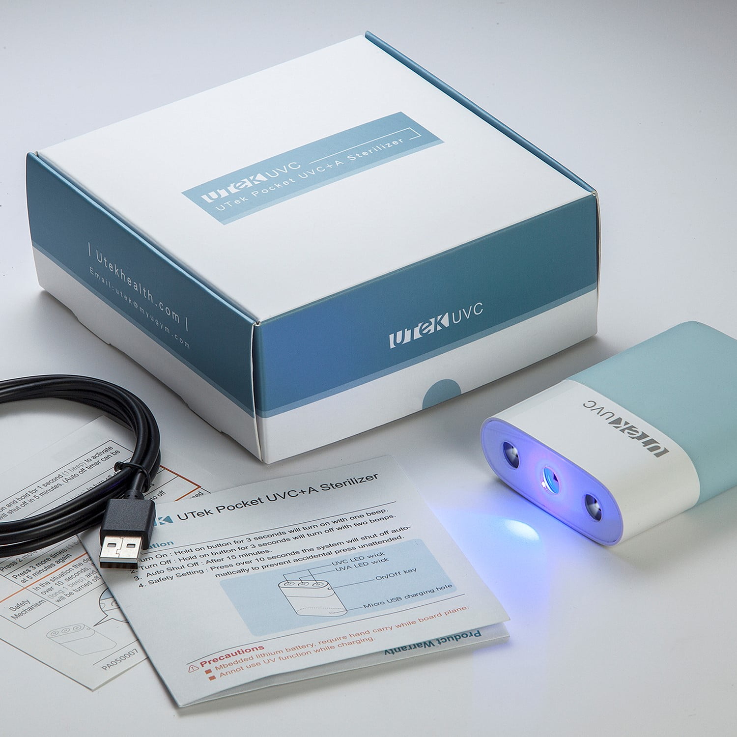 UTek UVC Pocket Disinfection and Sterilizer - Walmart.com