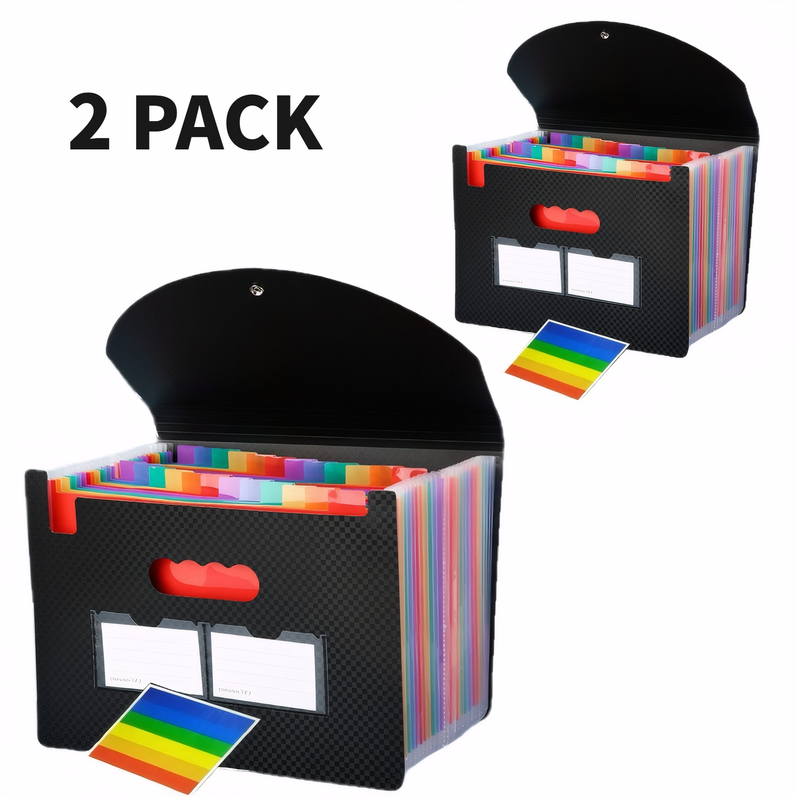 Plastic Expanding File Folder 7 Pocket A4 Letter Size Accordion Folder ...