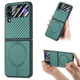 UUCase for Samsung Galaxy Z Flip 4 Case, Carbon Fiber Pattern Case ...