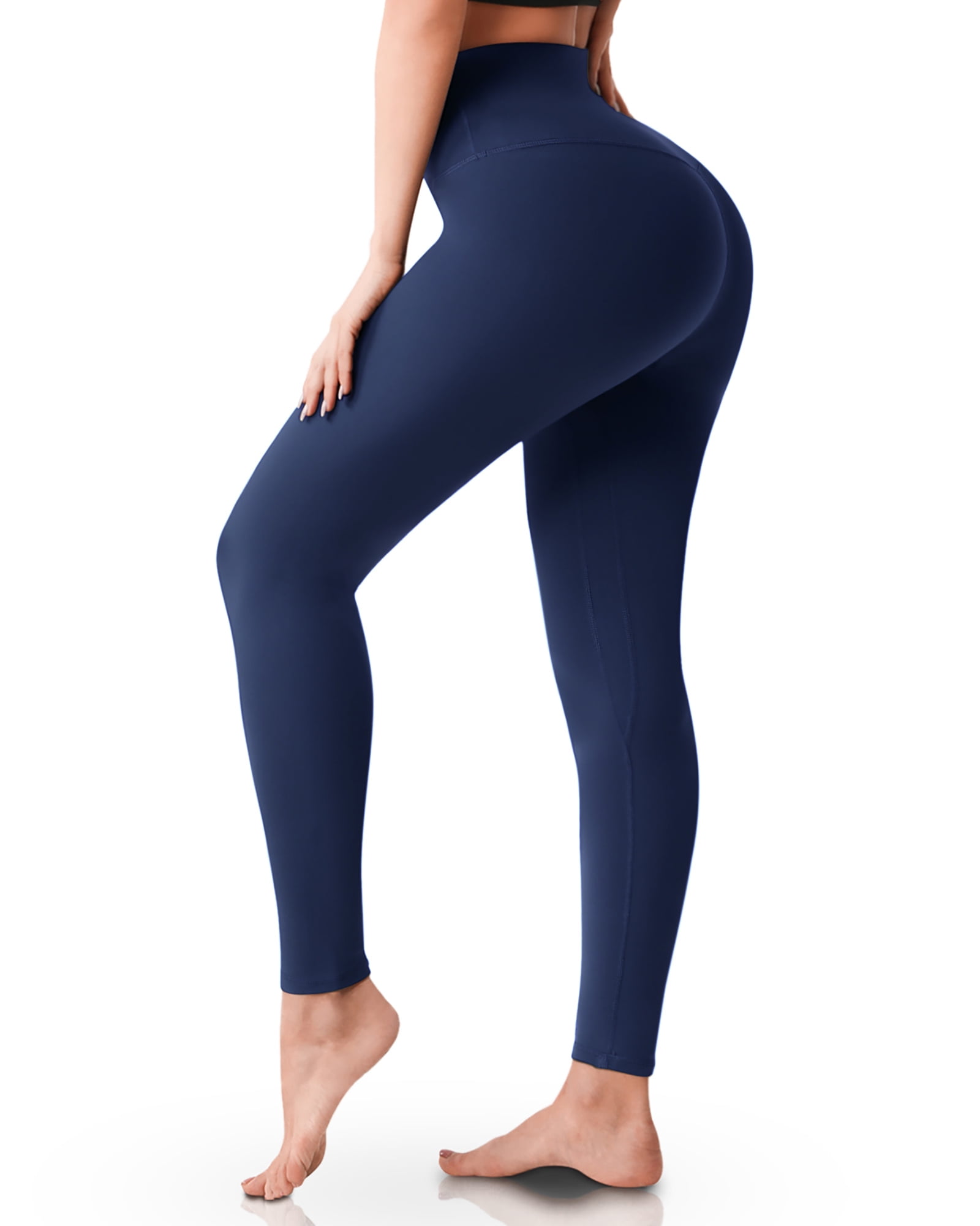 UUE 26"Active Navy Blue Yoga pants,Womens gym leggings,seemless ...