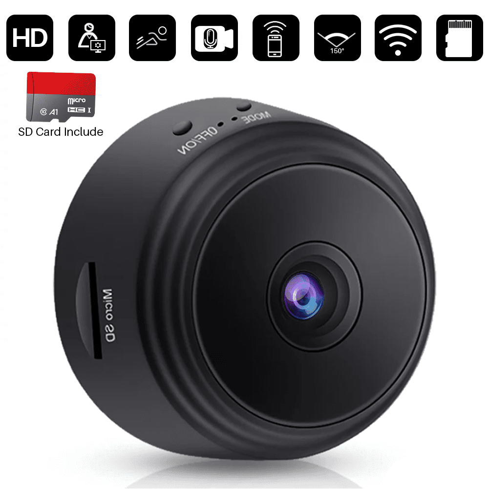 UUGEE Mini Wireless Wifi Security Camera, Indoor HD, Night Vision, Home ...